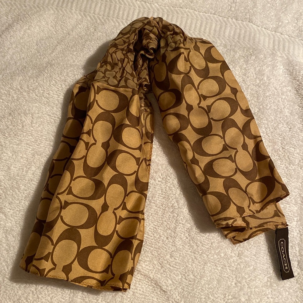 Coach Silk Scarf - Gem